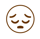 Emoji - Sad face | Juffrou 911 Stamps