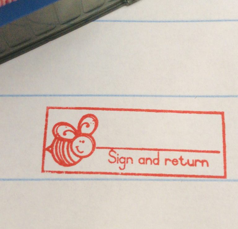 - Sign and return 14mmx38mm | Juffrou 911 Stamps