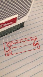 Giraffe - 22mmx58mm self inking stamp | Juffrou 911 Stamps