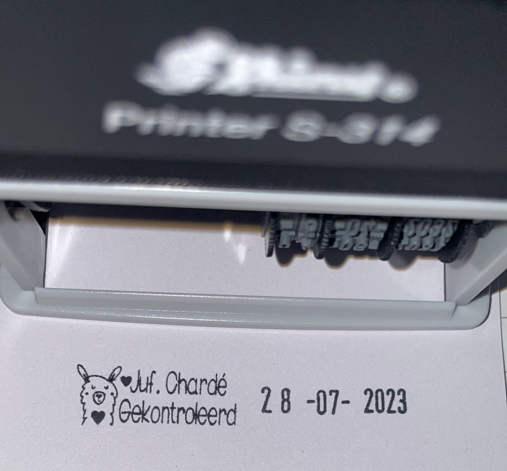 10mmx45mm adjustable date stamp (ONLY SHORT WORDING) | Juffrou 911 Stamps