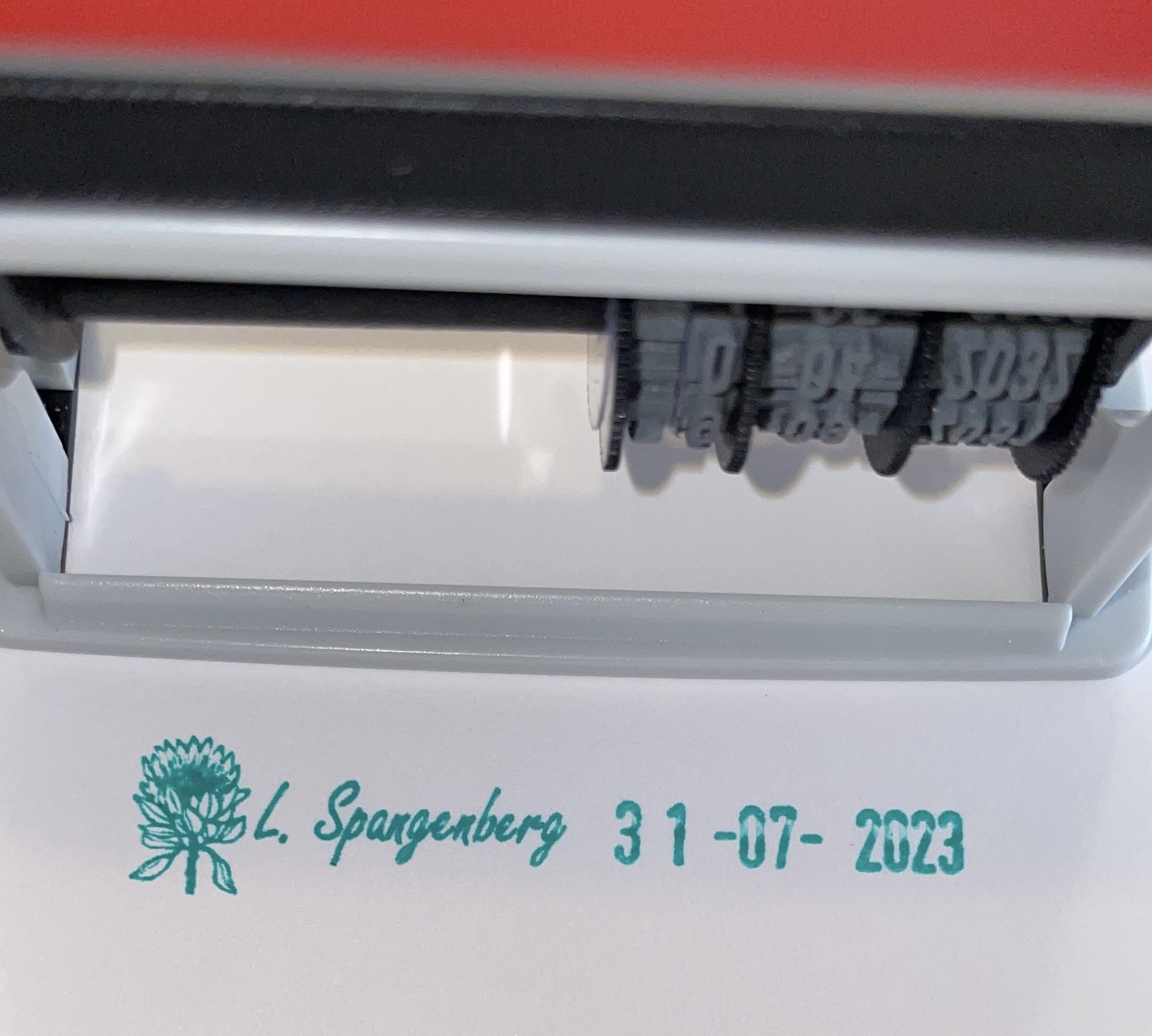 10mmx45mm adjustable date stamp (ONLY SHORT WORDING) | Juffrou 911 Stamps