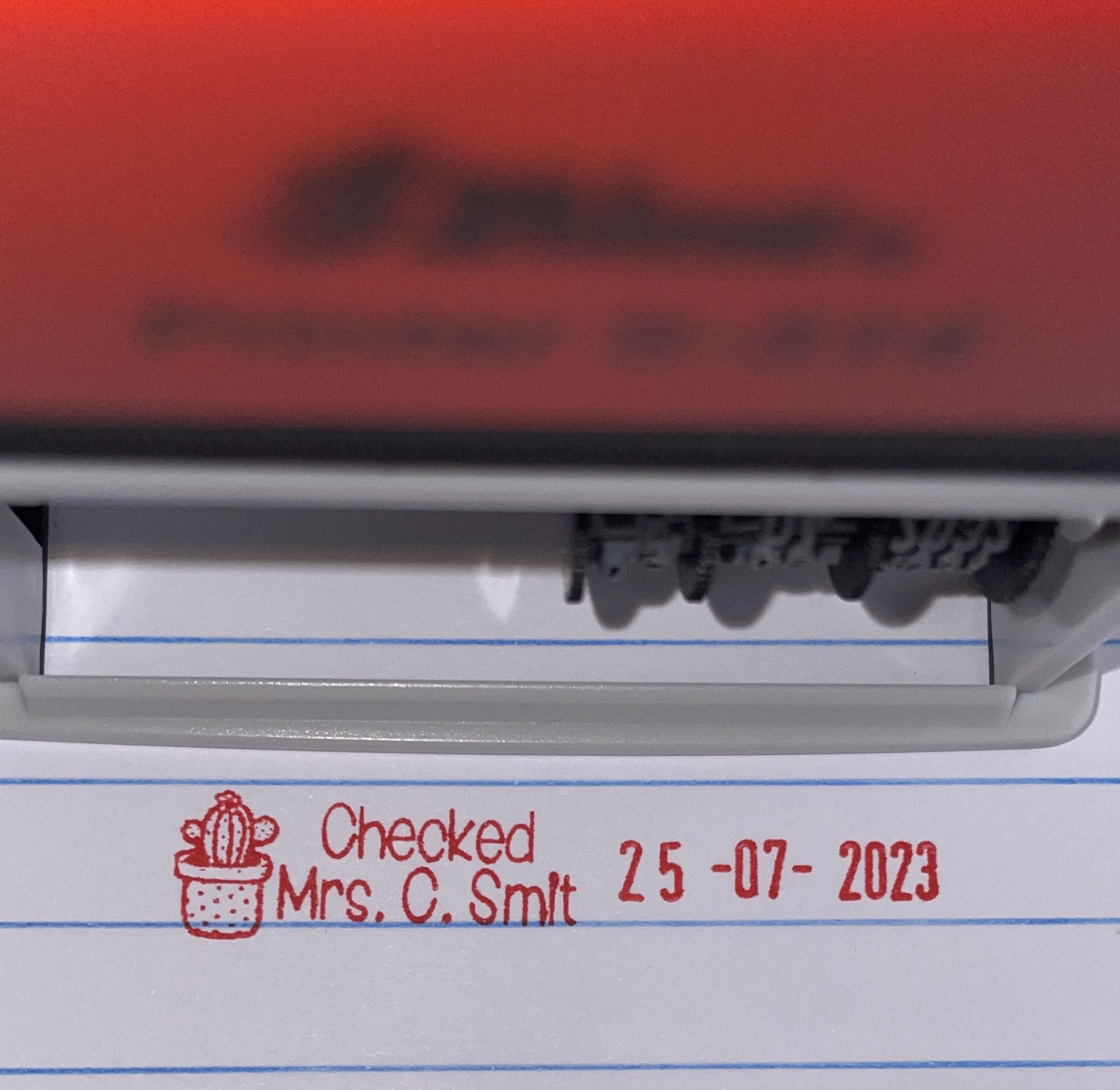 10mmx45mm adjustable date stamp (ONLY SHORT WORDING) | Juffrou 911 Stamps