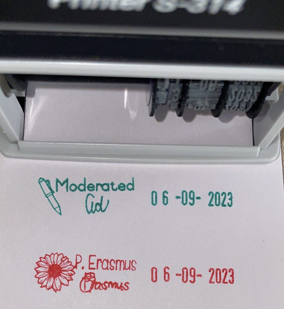 10mmx45mm adjustable date stamp (ONLY SHORT WORDING) | Juffrou 911 Stamps