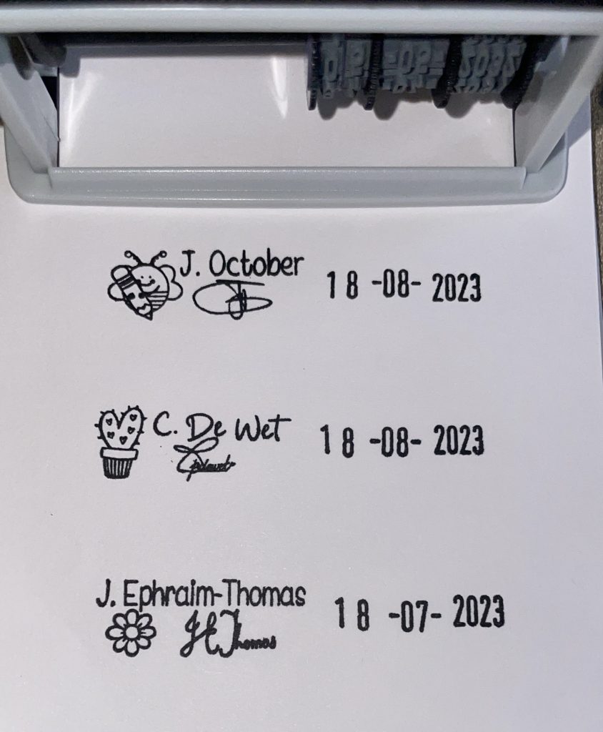 10mmx45mm adjustable date stamp (ONLY SHORT WORDING) | Juffrou 911 Stamps