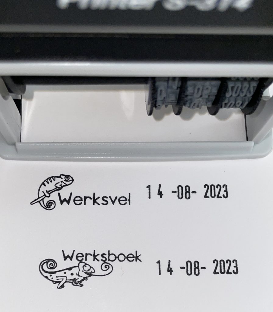 10mmx45mm adjustable date stamp (ONLY SHORT WORDING) | Juffrou 911 Stamps