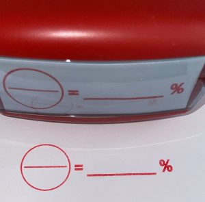 18mmx47mm self inking stamp - Marks | Juffrou 911 Stamps