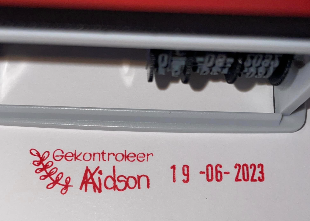 S314 adjustable date stamp | Juffrou 911 Stamps