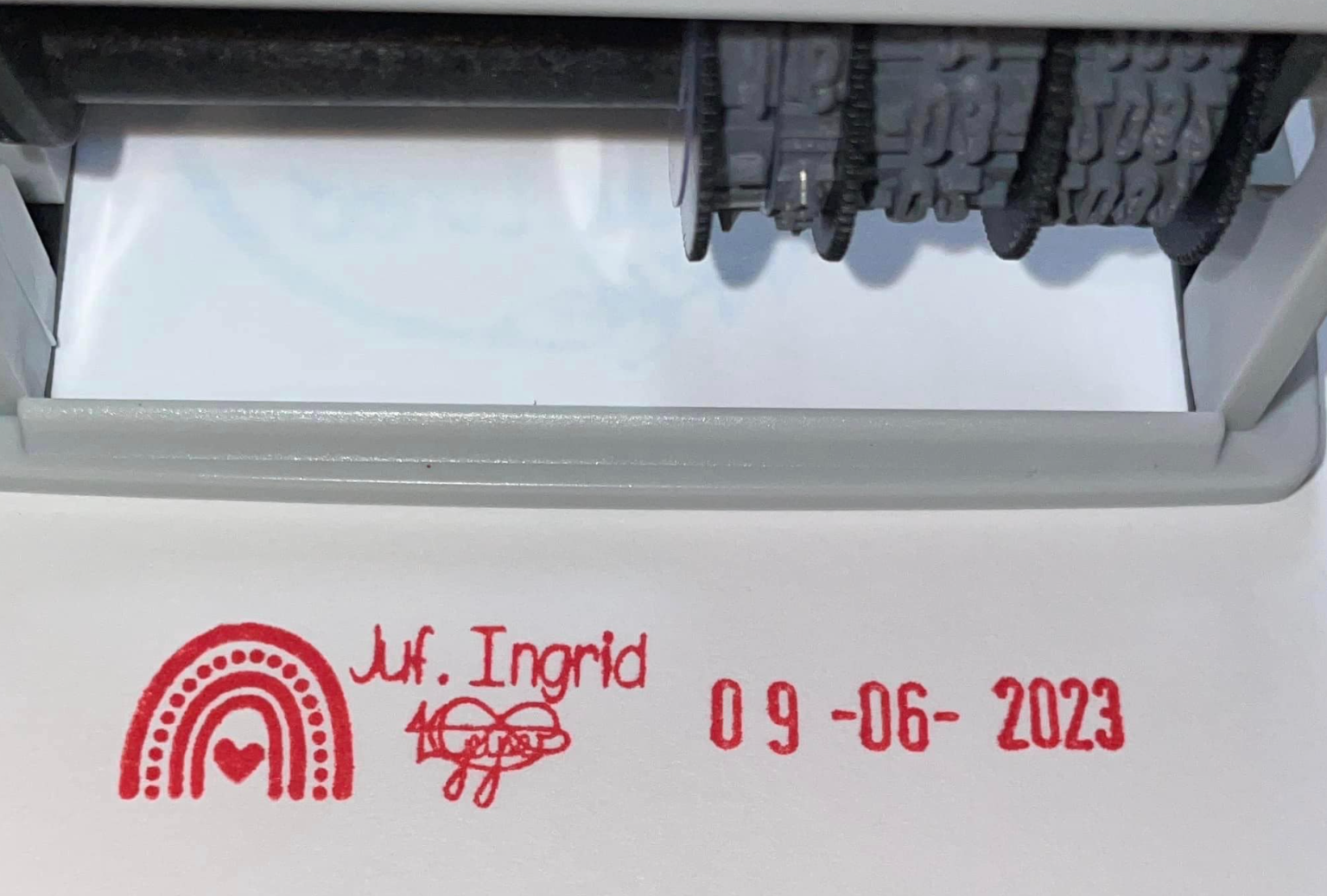 S314 adjustable date stamp | Juffrou 911 Stamps