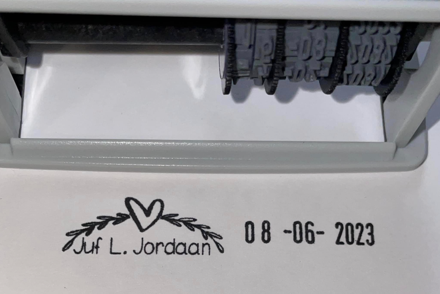 S314 adjustable date stamp | Juffrou 911 Stamps