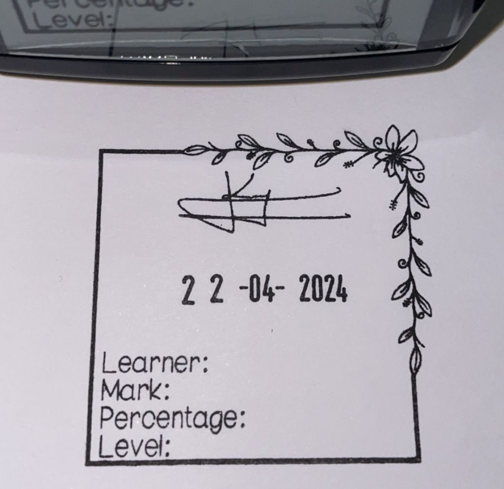 42mmx42mm adjustable date stamp (SHORT WORDING ONLY) | Juffrou 911 Stamps