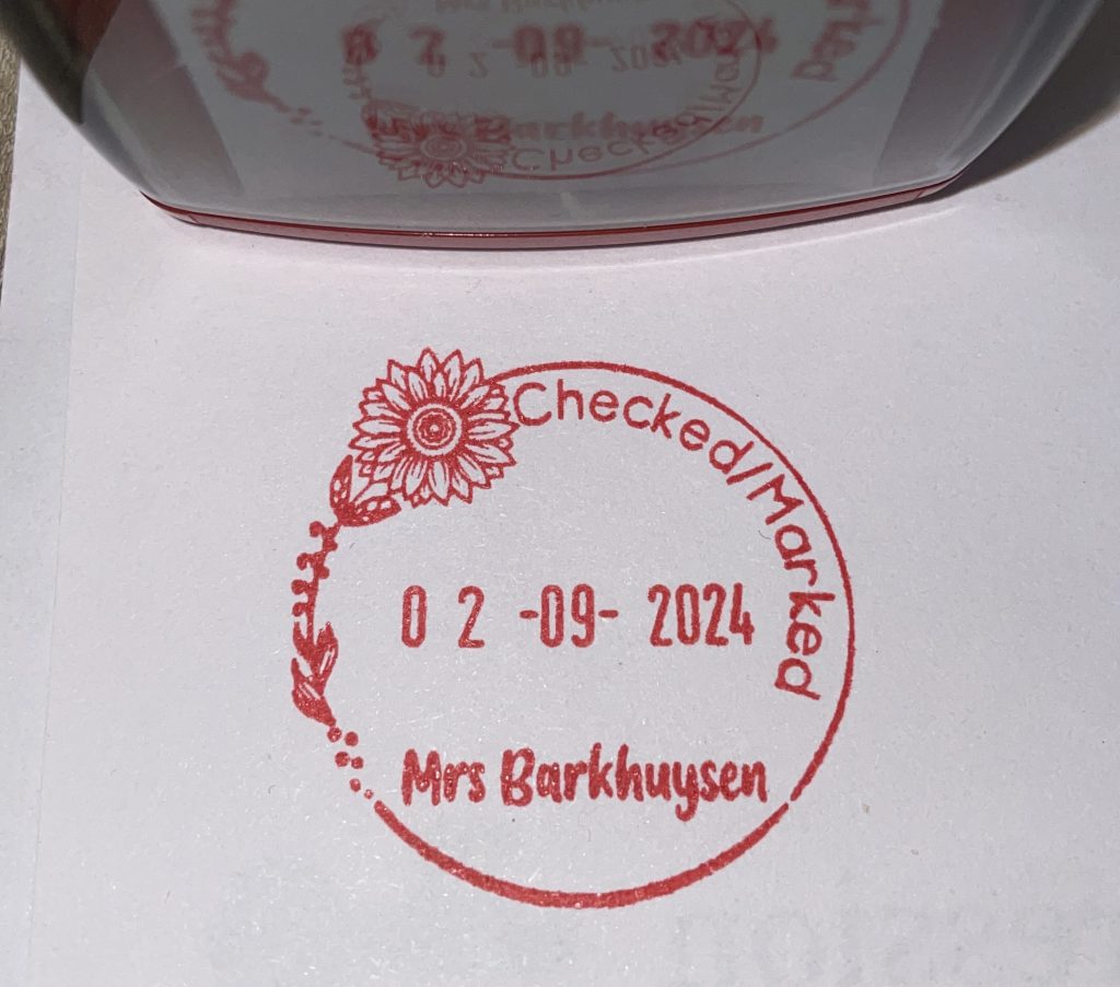 32mmx32mm adjustable date stamp - Sunflower | Juffrou 911 Stamps