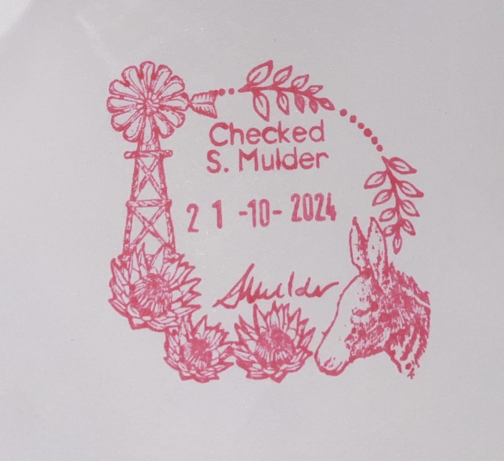 42mmx42mm adjustable date stamp | Juffrou 911 Stamps