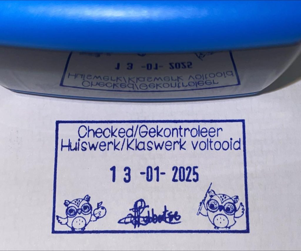 Owl - 24mmx41mm adjustable date stamp | Juffrou 911 Stamps